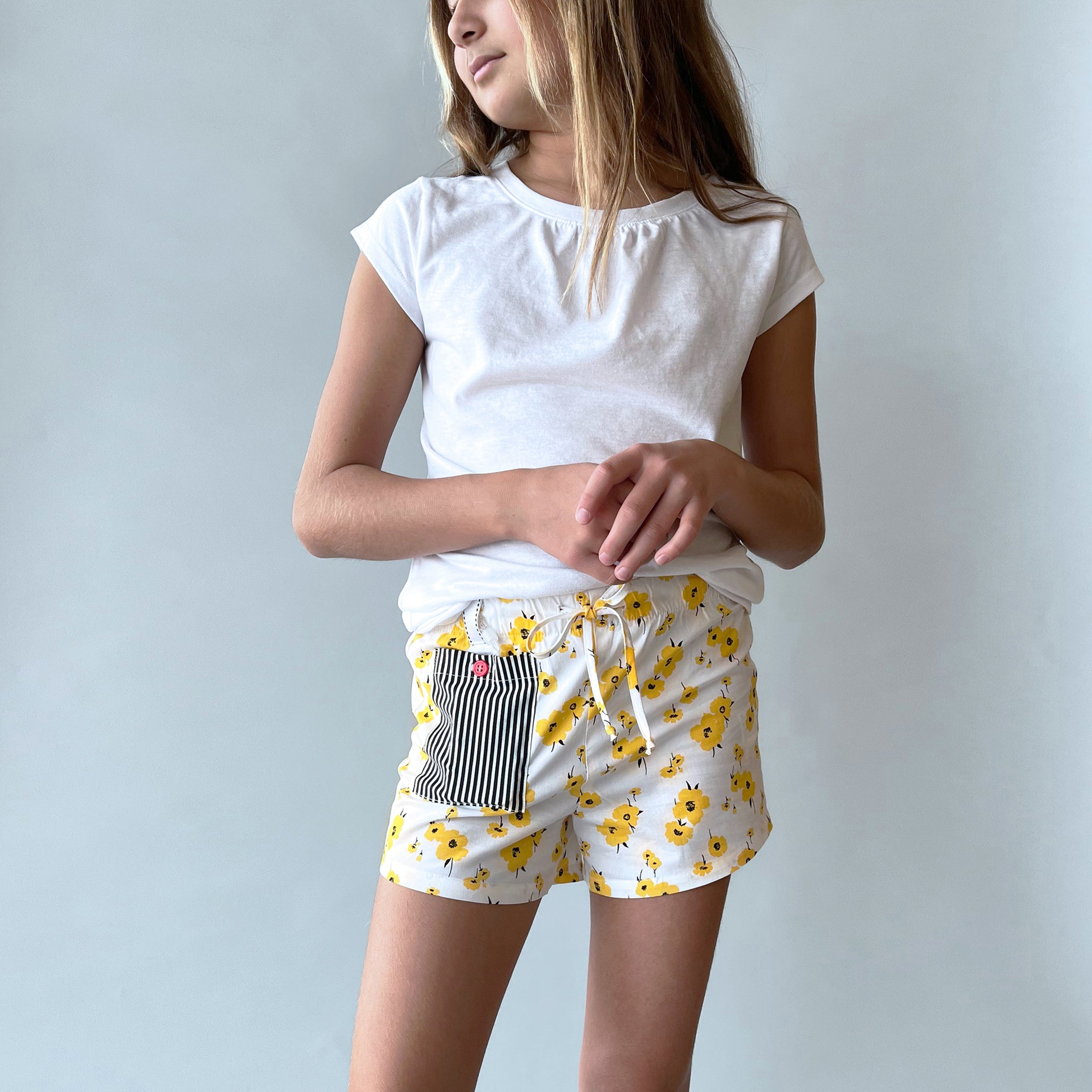 Emma Sleep Short Yellow Poppy - Sleepwear for Diabetics – StoWELL